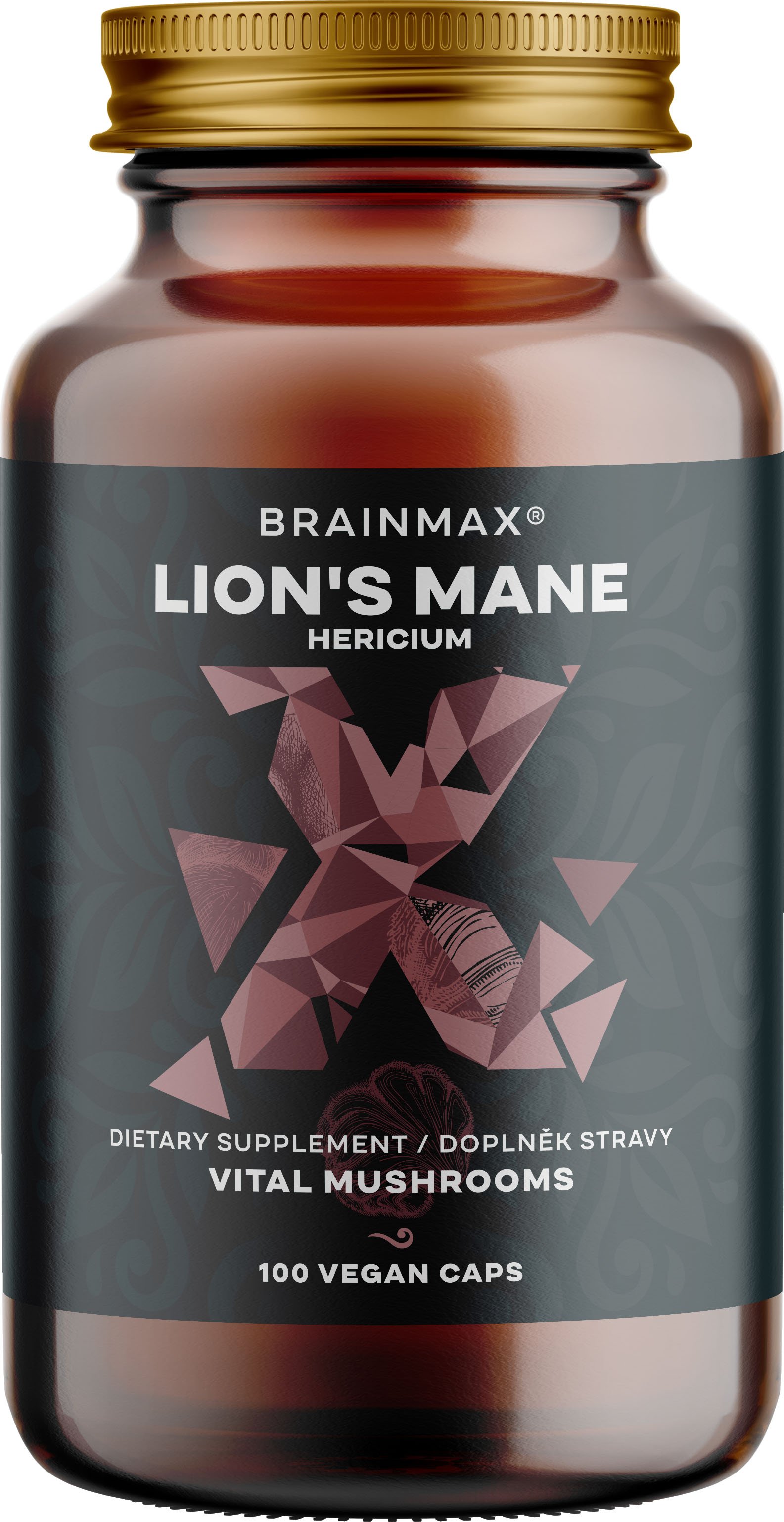 BrainMax Lion's Mane 500 mg 100 cps. - Zbozi.cz