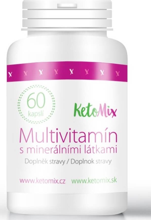 KetoMix Multivitamín s minerálními látkami 60 cps. - Zbozi.cz