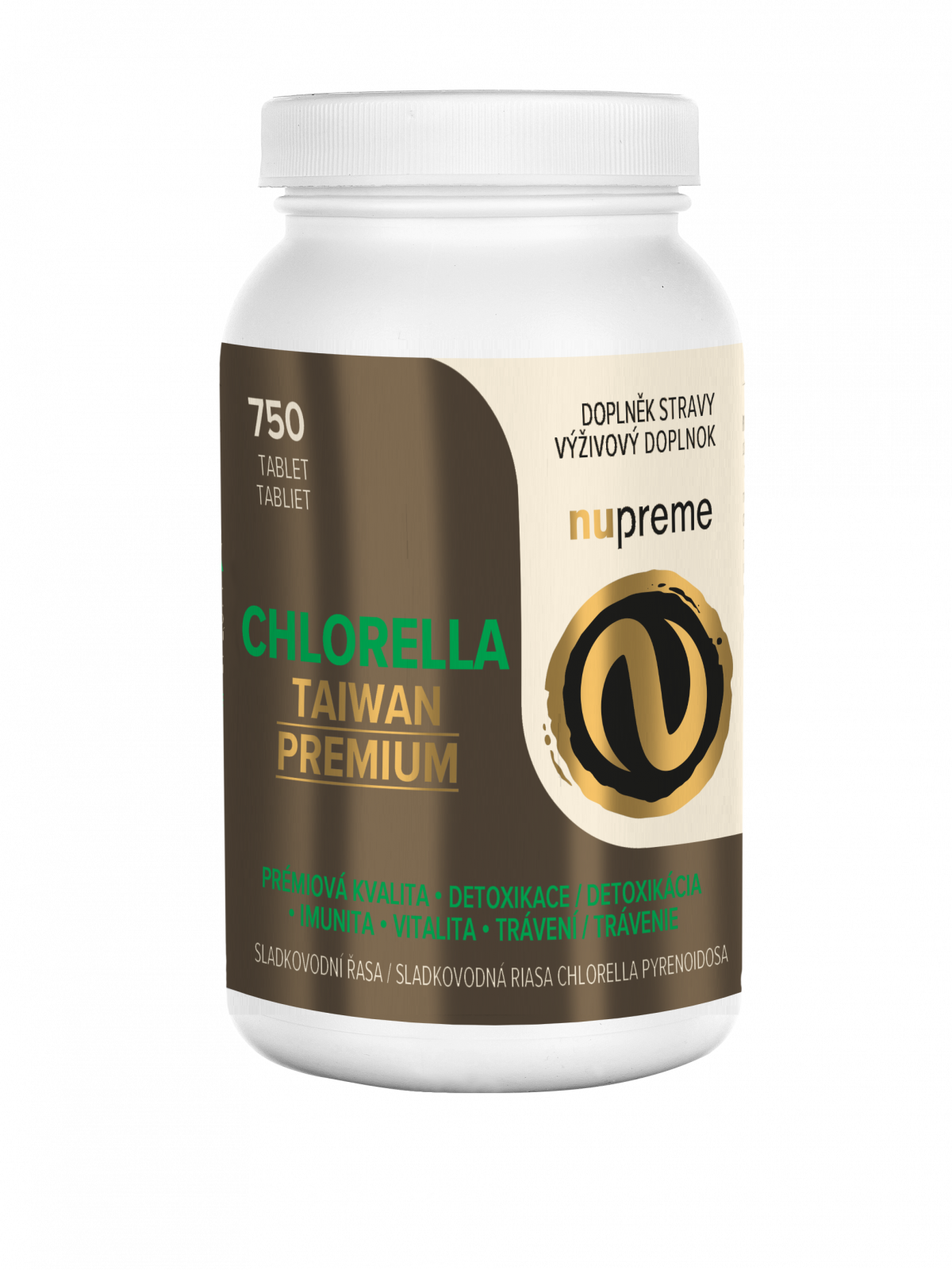Nupreme Chlorella Taiwan 750 tbl. - Zbozi.cz