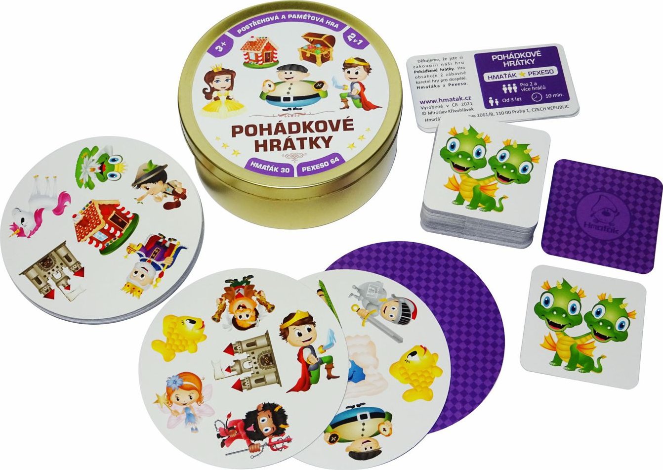 Foto Desková hra Bonaparte Pohádkové hrátky 2v1 - Zbozi.cz