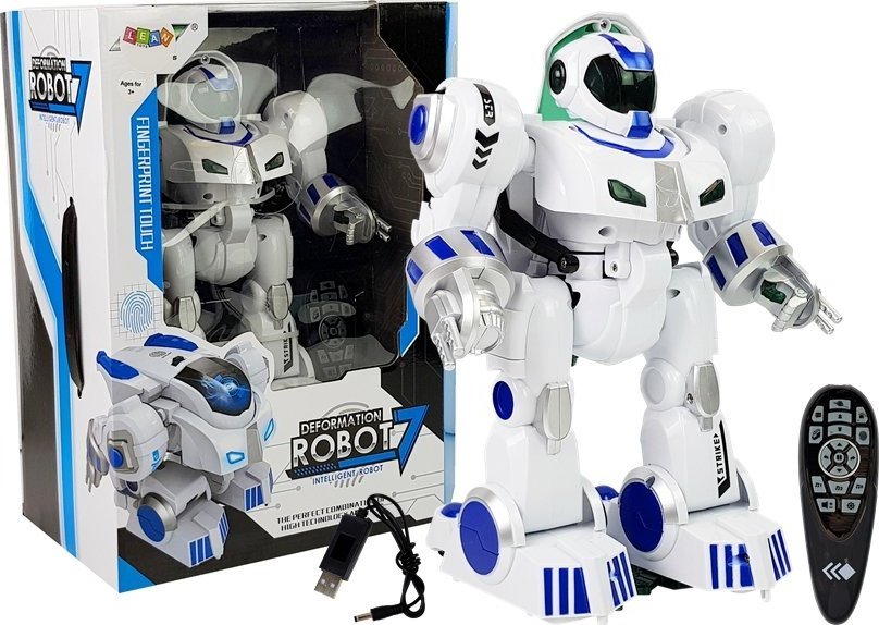 LEAN Toys Interaktivní robot K4 bílý - Zbozi.cz