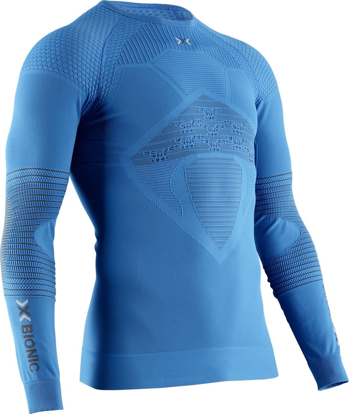 X-BIONIC Energizer 4.0 Shirt Round Neck LG SL Men Teal Blue/Anthracite ...