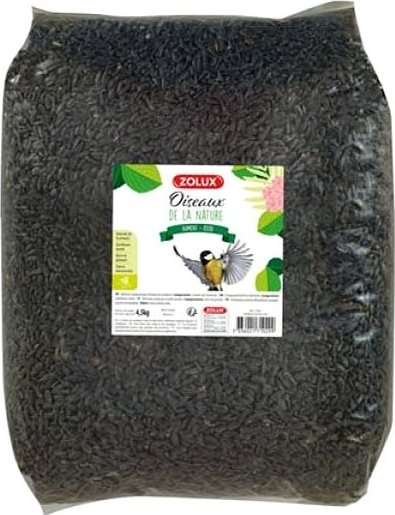 Zolux Slunečnicová černá semínka pro venkovní ptáky 4,5 kg od 229 Kč ...