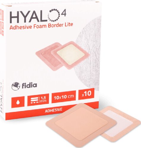 Fidia Farmaceutici HYALO4 Adhesive Foam Border Lite 10 x 10 cm 10 ks od ...