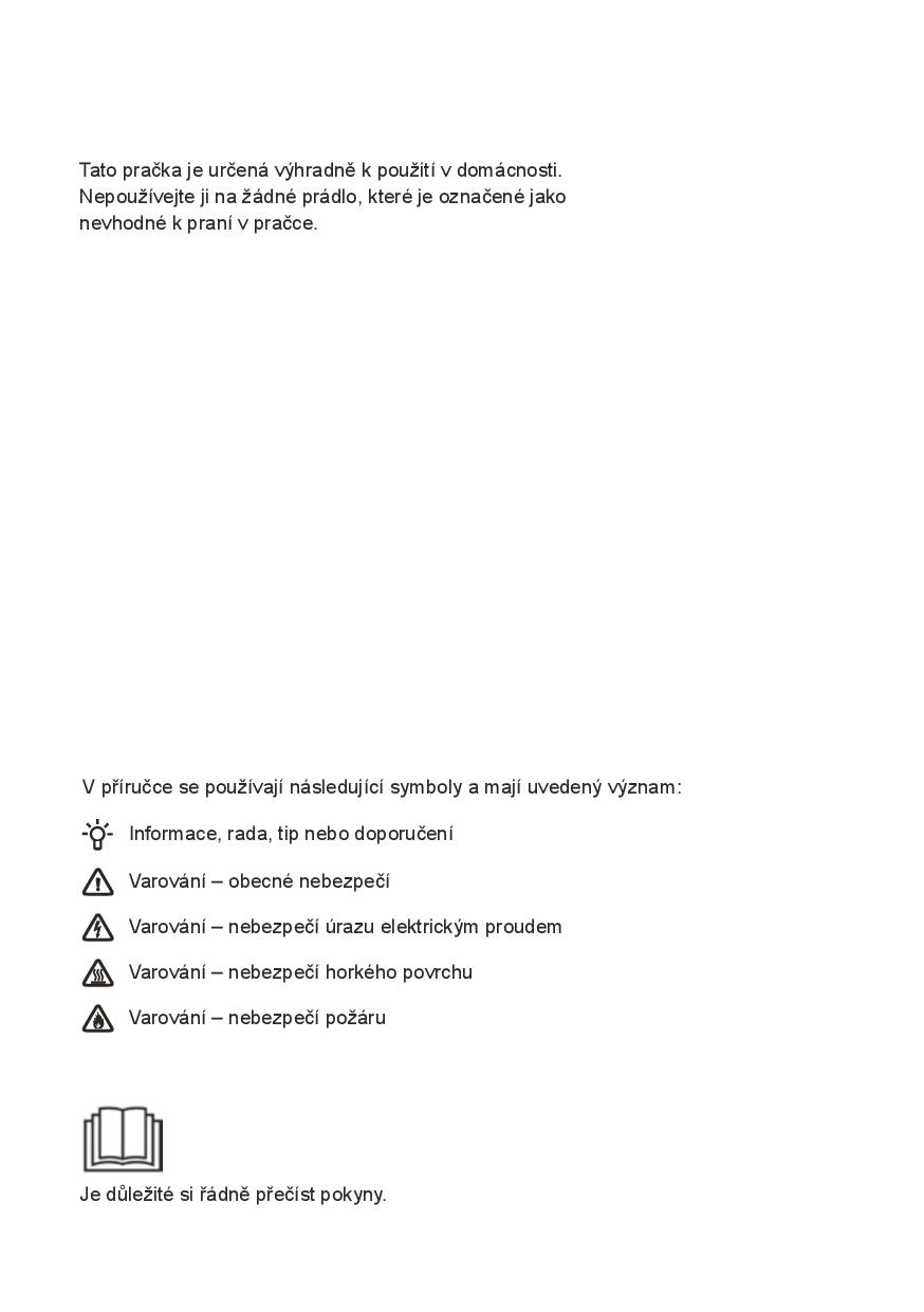 Uživatelská příručka Hisense WF3S7021BW - Zbozi.cz