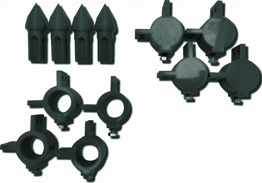 BART-TECH 3D 339 set objímek a hrotů pro opory na maliny 22 mm 12 ks od 316 Kč - Zbozi.cz