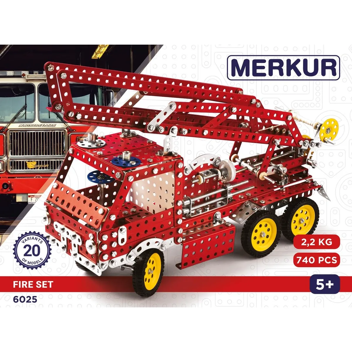 Foto Stavebnice Merkur Merkur Fire Set 6025 - Zbozi.cz