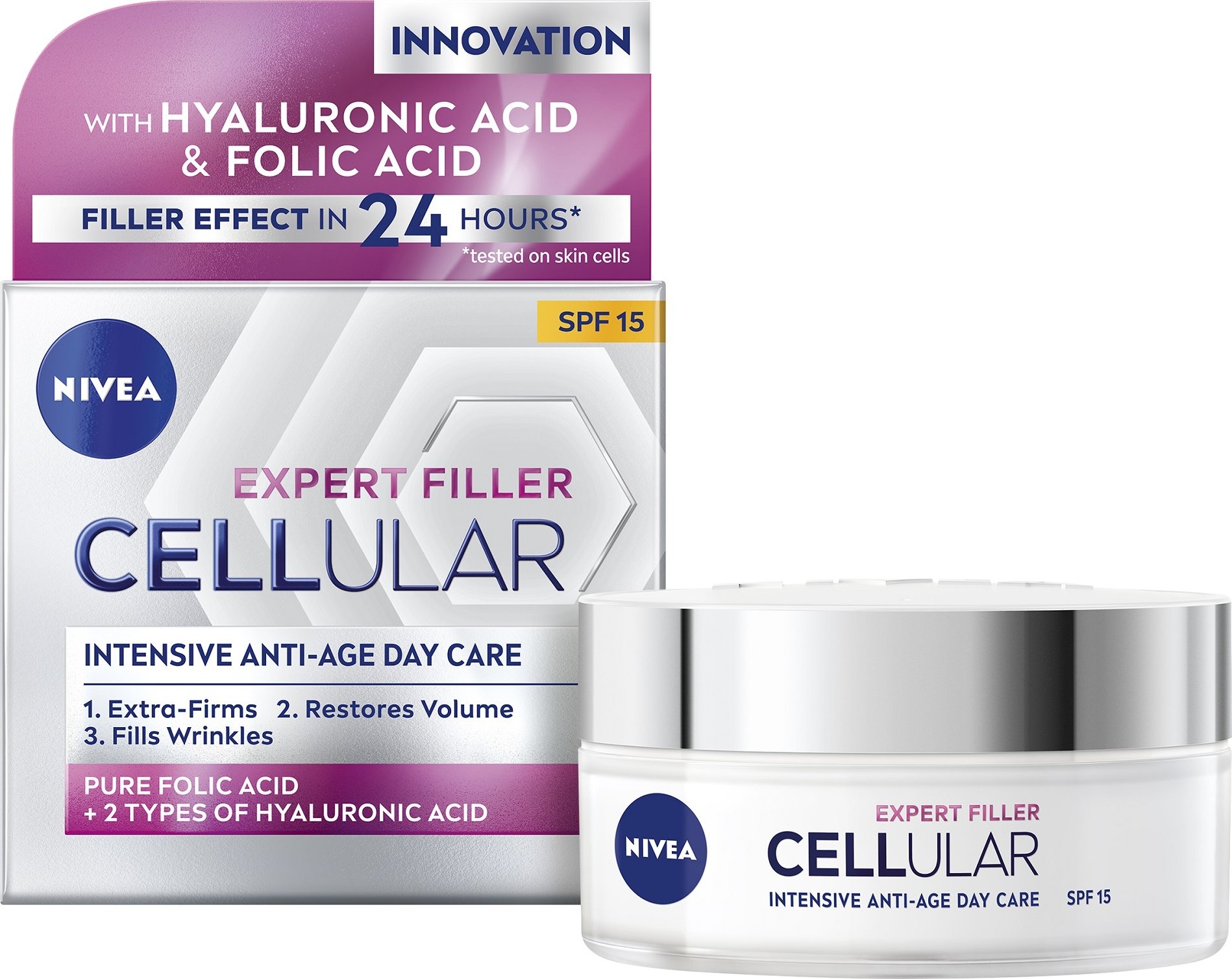 Nivea Cellular Expert Filler Intensive Anti-Age denní krém pro omlazení ...