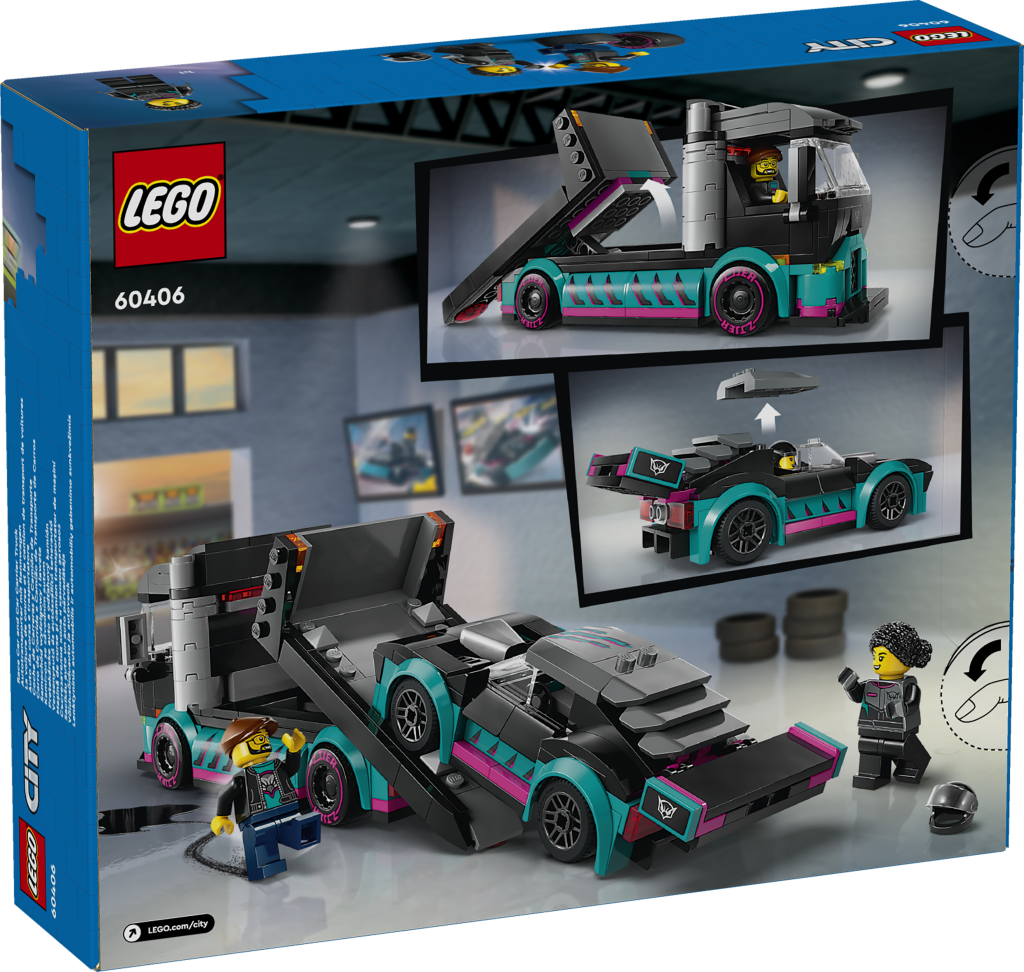 Foto Stavebnice LEGO LEGO City 60406 Kamión se závodním autem - Zbozi.cz