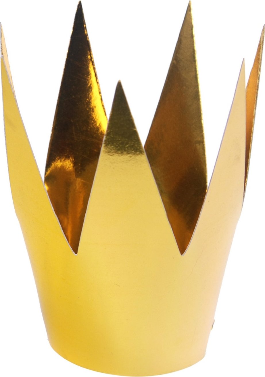 PartyDeco KRN2-019 korunka zlatá 5,5 cm 3 ks od 46 Kč - Zbozi.cz