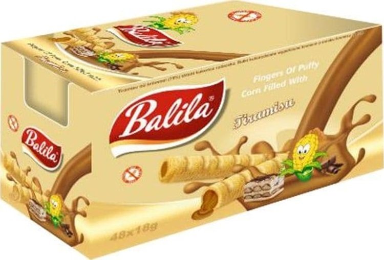 Balila Kukuřičné trubičky tiramisu 48x 18 g - Zbozi.cz
