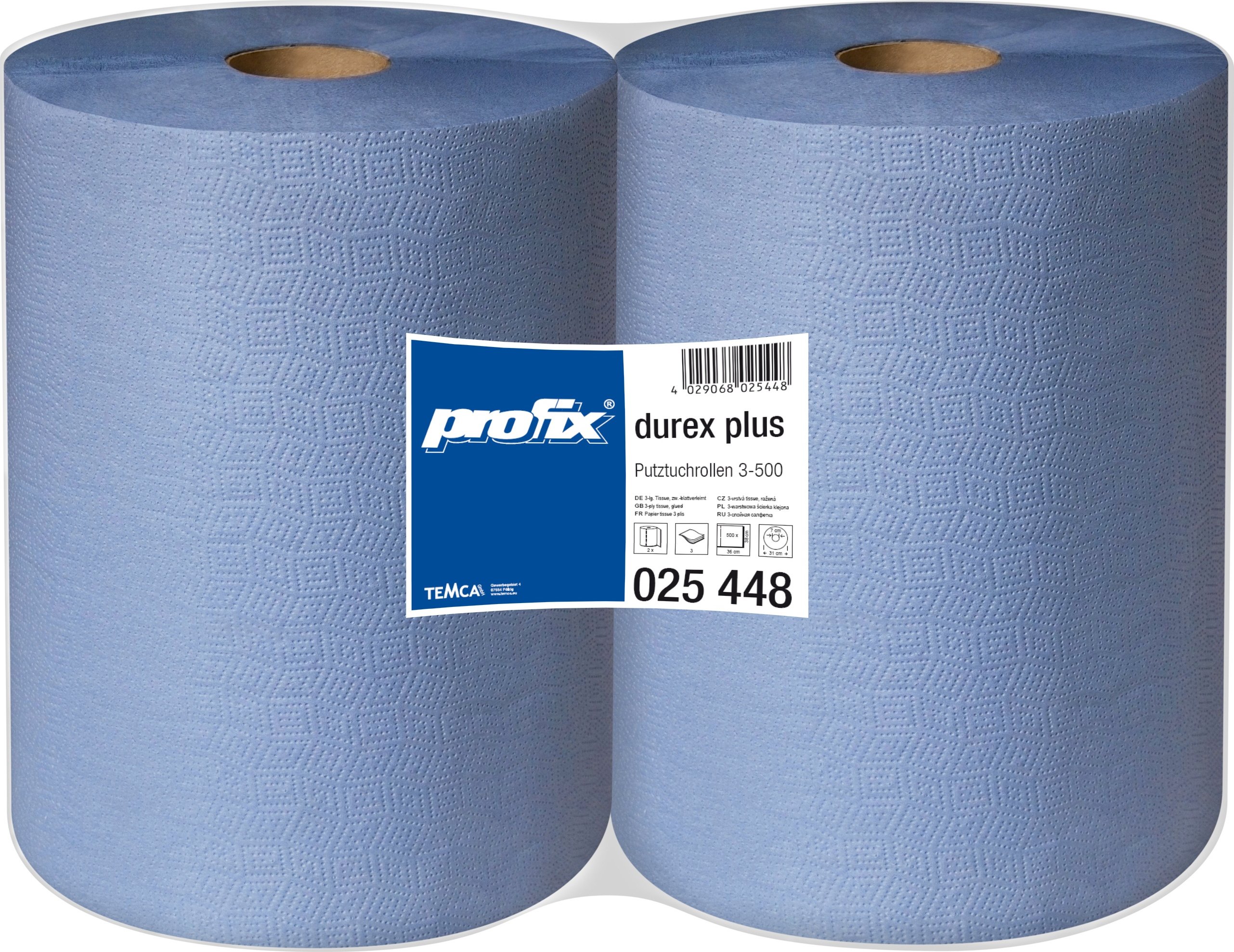 Temca Profix Durex Plus T025448 3vrstvé modré 2 ks od 536 Kč - Zbozi.cz