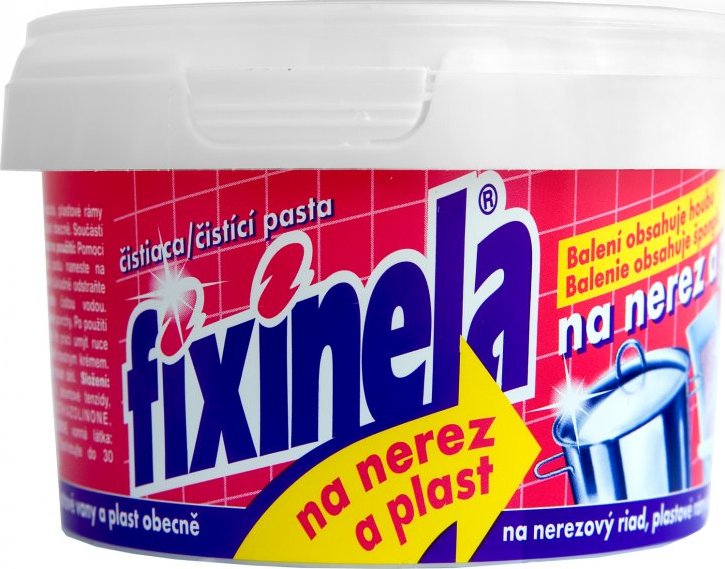FIXINELA čisticí pasta na nerezové nádobí a plasty 200 g od 40 Kč ...