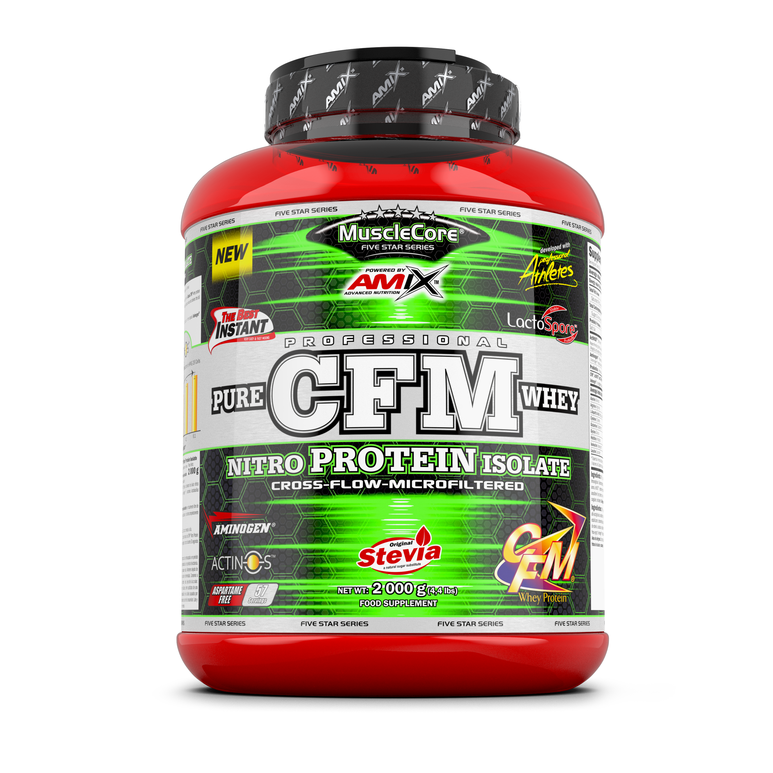 Amix MuscleCore CFM Nitro protein isolate 2000 g od 1 799 Kč - Zbozi.cz