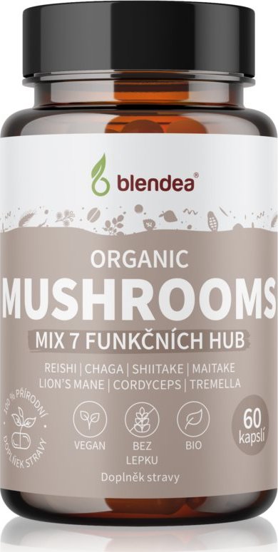 Blendea Mushrooms BIO 60 cps. od 199 Kč - Zbozi.cz
