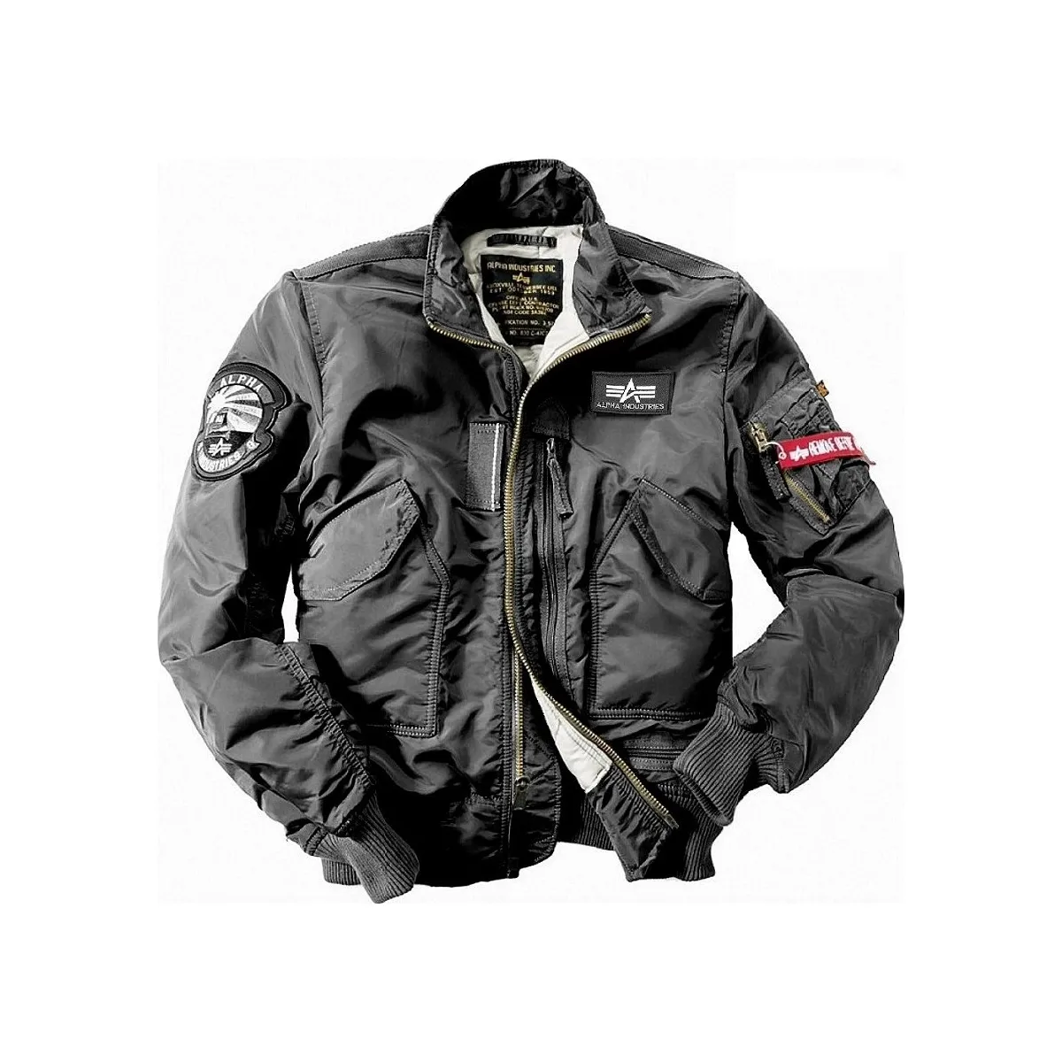 Foto Pánský bomber Alpha Industries Engine černá S - Zbozi.cz