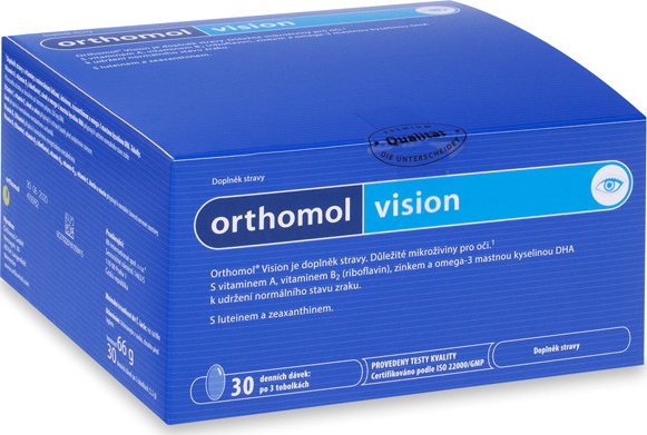 Orthomol Vision 90 cps. od 941 Kč - Zbozi.cz
