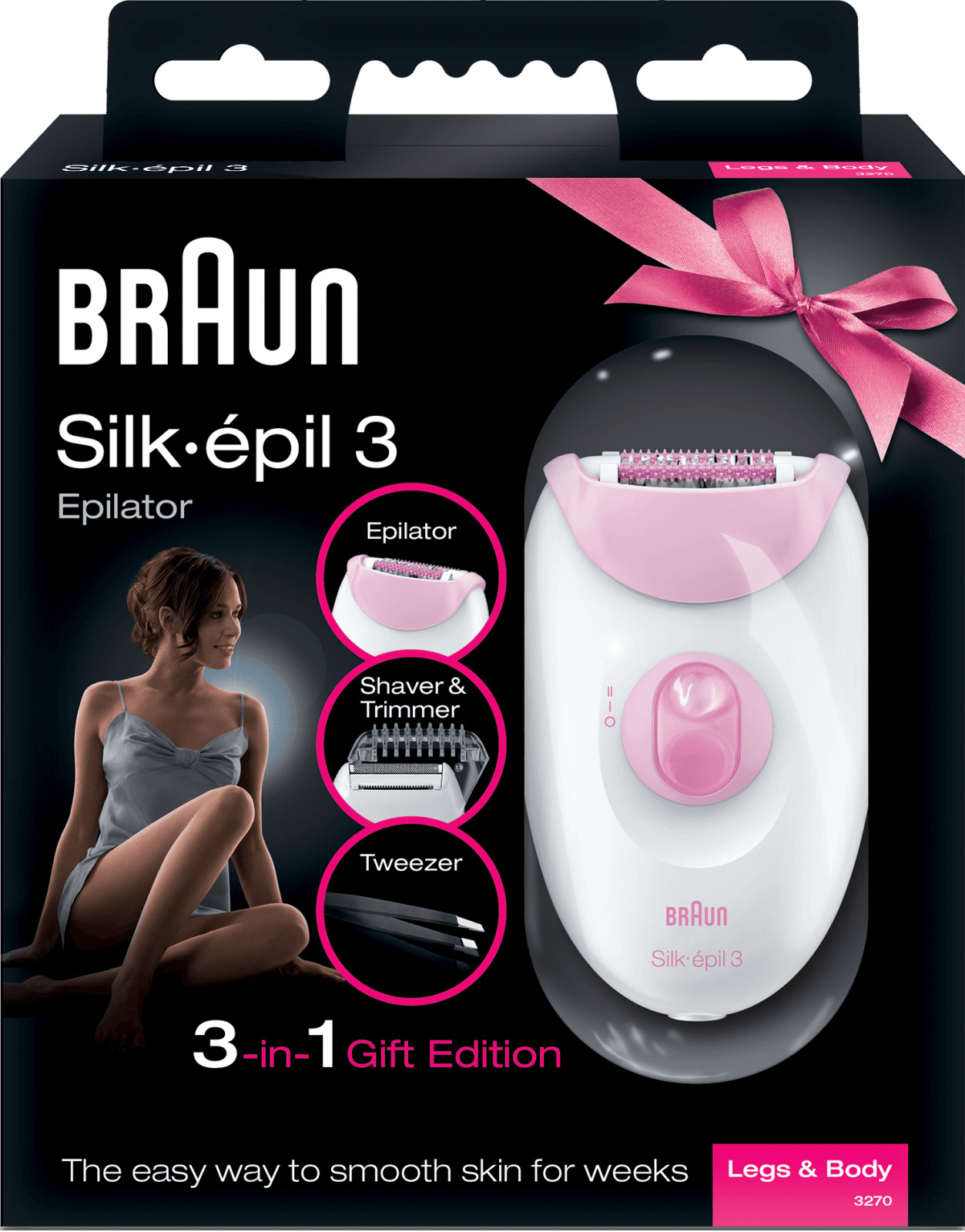 Foto Epilátor Braun Silk-épil 3-3270 SoftPerfection Milo - Zbozi.cz