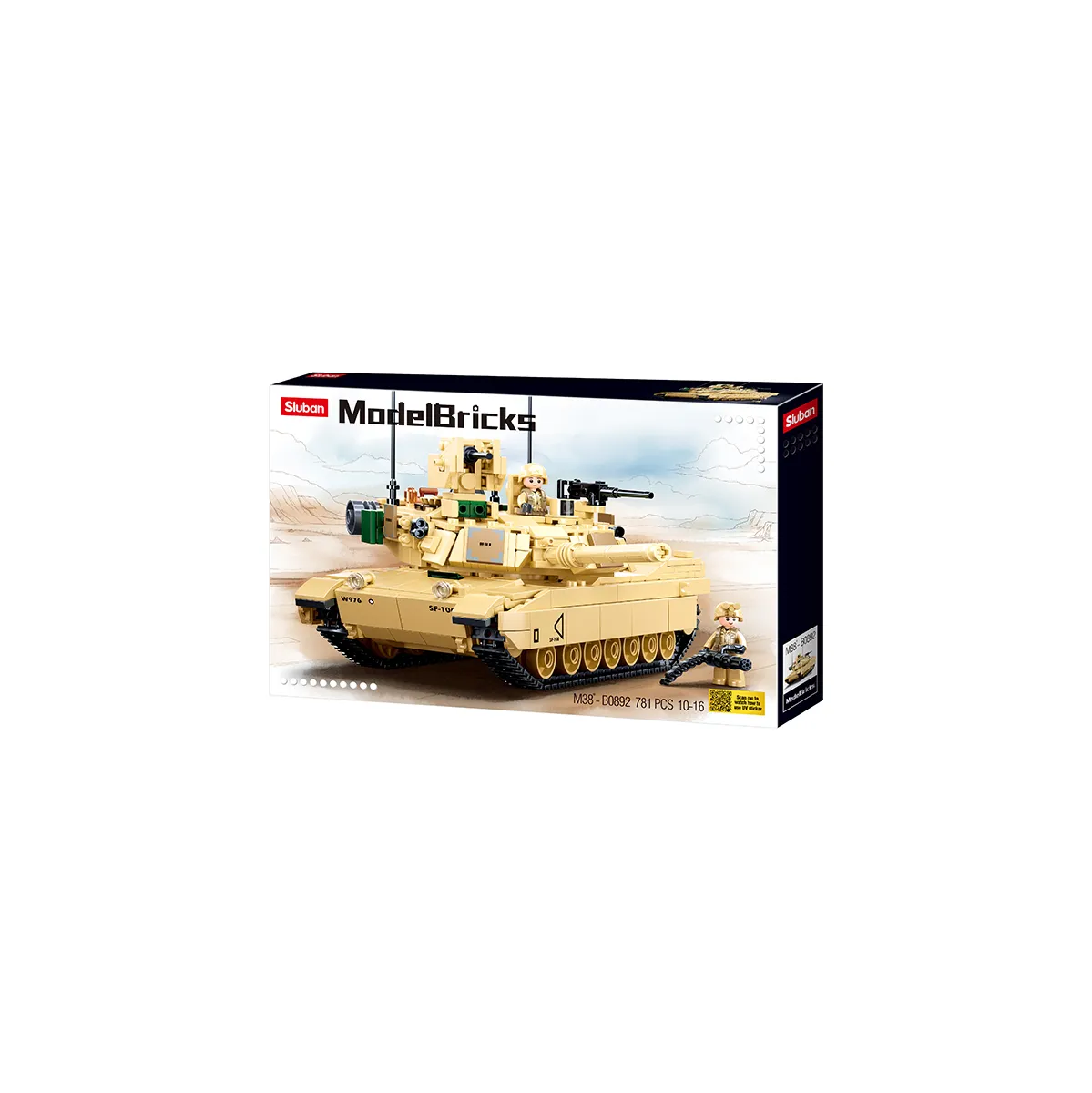 Foto Stavebnice Sluban Sluban Model Bricks M38-B0892 M1A2 SEP V2 Abrams - Zbozi.cz