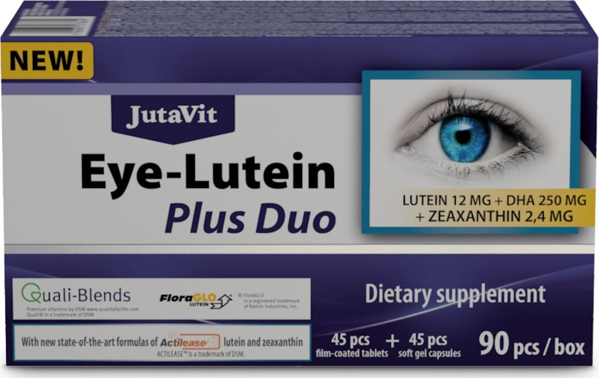 JutaVit Lutein komplex Plus Duo 90 cps. od 309 Kč - Zbozi.cz