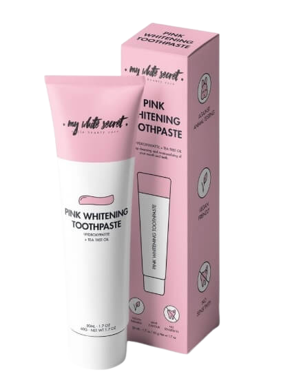 My White Secret Pink Whitening Toothpaste remineralizující zubní pasta ...