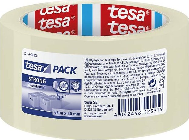 tesa Strong 50 mm x 66 m transparentní od 53 Kč - Zbozi.cz