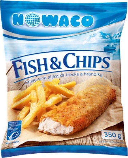 Nowaco Fish and Chips 350 g od 90 Kč - Zbozi.cz