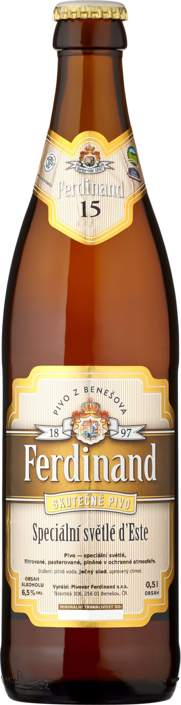 Ferdinand d'este 15° 0,5 l sklo od 23 Kč - Zbozi.cz