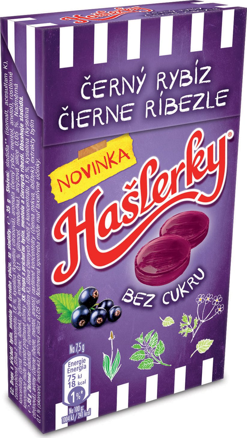 Nestlé Hašlerky bez cukru černý rybíz 35 g od 20 Kč - Zbozi.cz