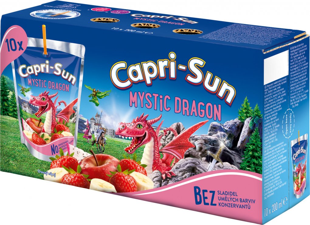 Capri-Sun Mystic Dragon 10x 200 ml od 60 Kč - Zbozi.cz