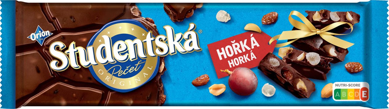 ORION Čokoláda Studentská pečeť hořká 39 % 260 g - Zbozi.cz