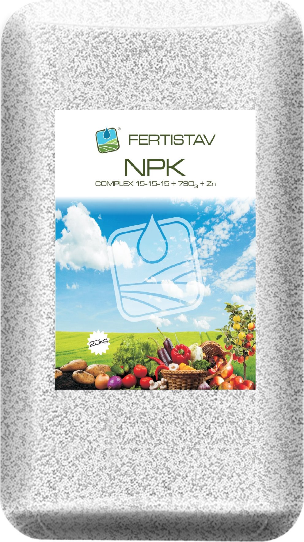 FERTISTAV NPK Complex 15-15-15 + 7SO3 + Zn 20 kg - Zbozi.cz