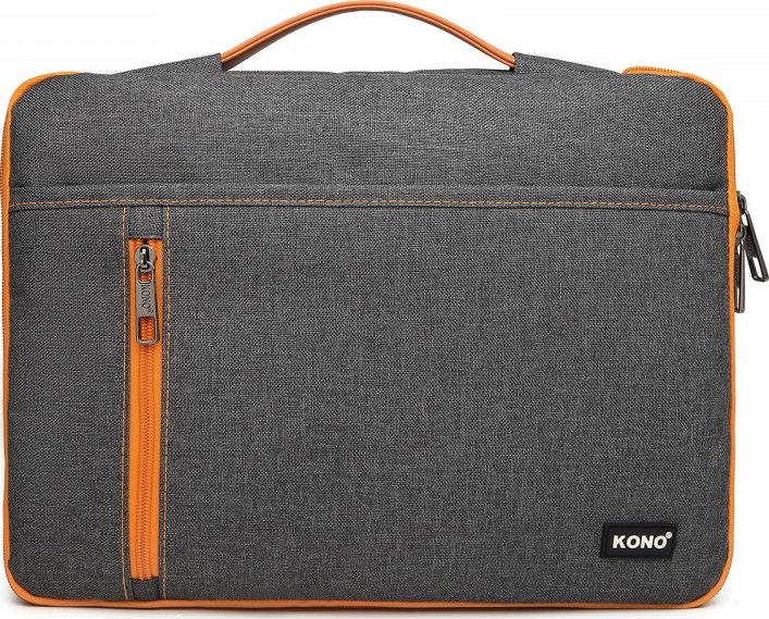 Kono Praktický obal na laptop 13,5" šedý/oranžový - Zbozi.cz