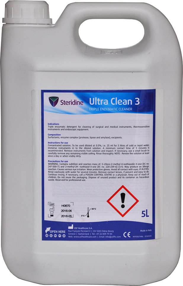 USF Healthcare Steridine Ultra Clean 3, 5 l od 3 280 Kč - Zbozi.cz