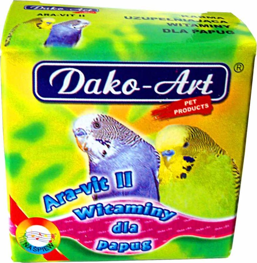 Dako - Art Vitamíny na mluvení papoušek 35 g od 10 Kč - Zbozi.cz