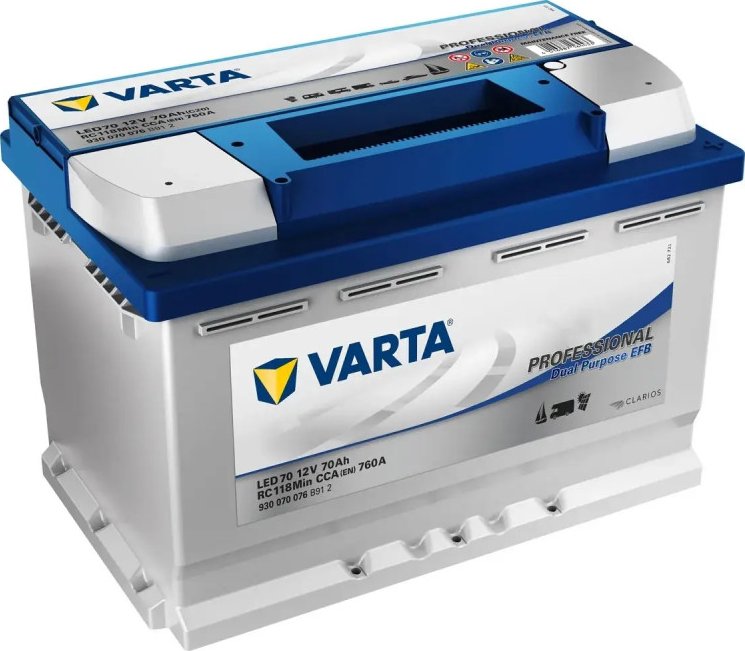 Varta Professional Dual Purpose EFB 930070076B912 12V 70Ah 760A od 2 ...