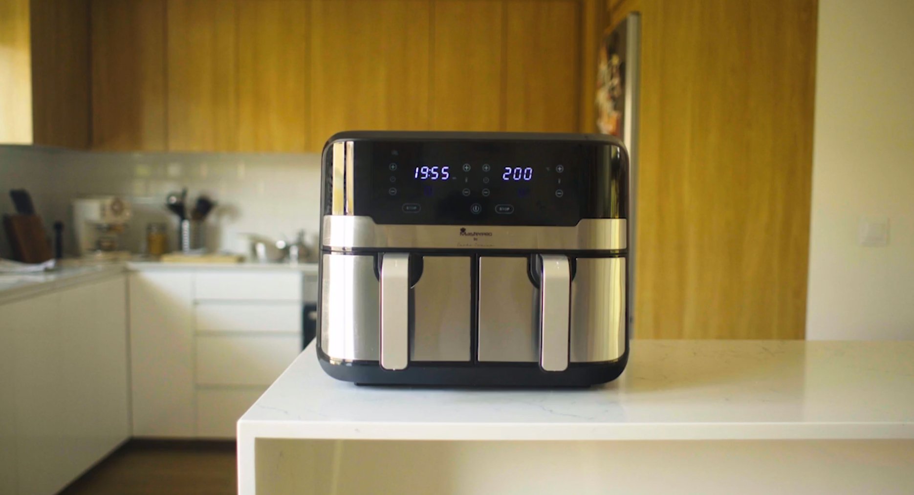 Foto Fritovací hrnec Masterpro Rocket Duo 900 stříbrná/černá - Zbozi.cz