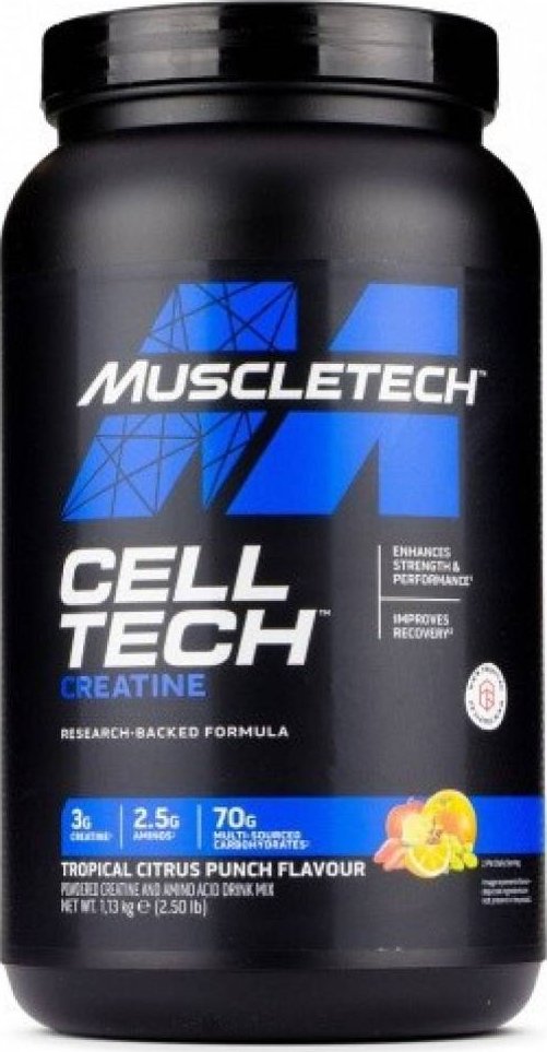Muscletech Cell-Tech 1130 g, tropický citrusový punč od 399 Kč - Zbozi.cz