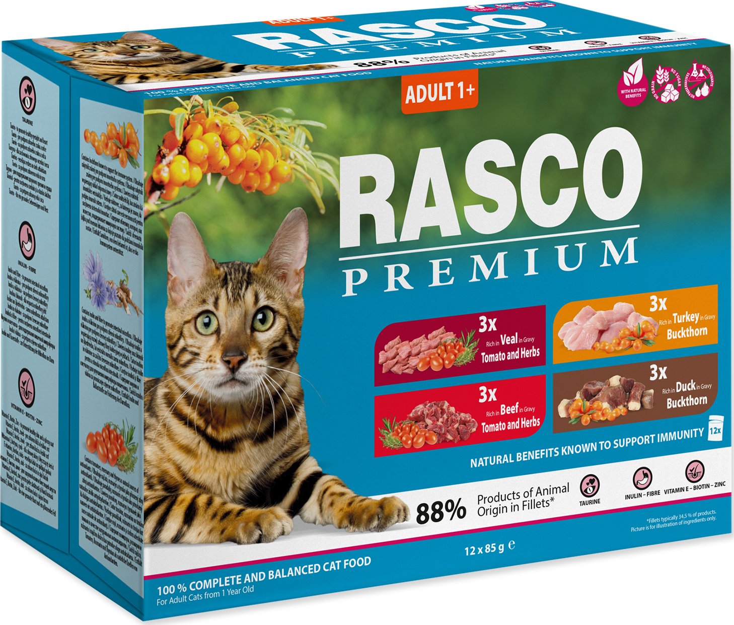 Recenze Rasco Premium Adult Multipack kapsičky mix příchutí 12x 85 g - Zbozi.cz