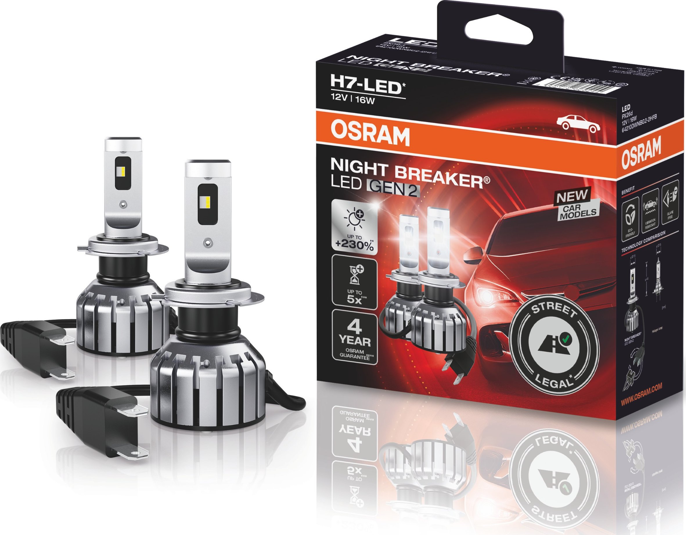 OSRAM Night Breaker LED Gen2 64210DWNBG2-2HFB od 2 236 Kč - Zbozi.cz