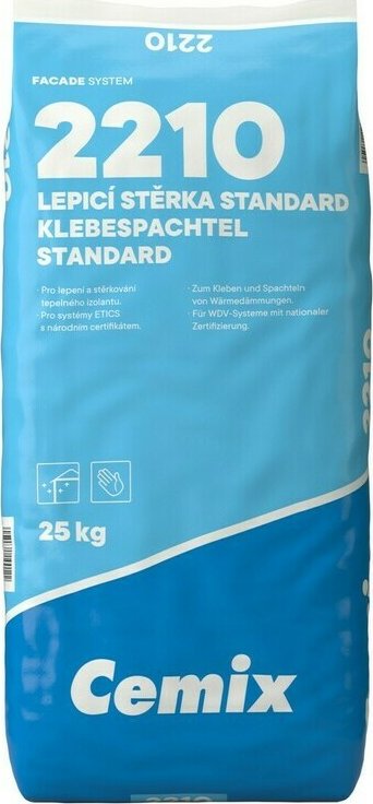 Cemix 2210 lepicí stěrka standard 25 kg od 7,16 Kč - Zbozi.cz