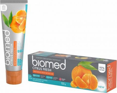 Recenze Biomed Citrus Fresh Toothpaste zubní pasta pro dlouhotrvající ...