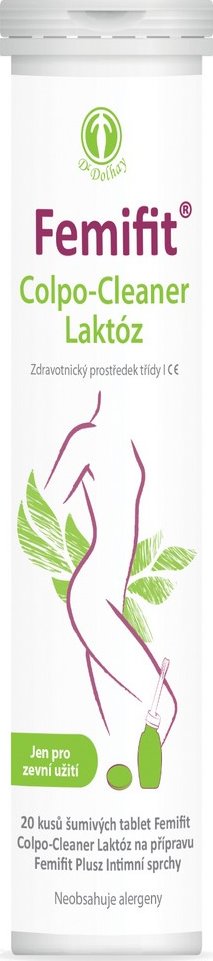 Femifit Colpo-Cleaner Laktóz šumivé tablety 20 ks - Zbozi.cz