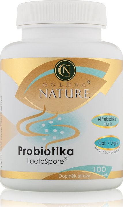 Golden Nature Probiotika LactoSpore 100 cps. od 545 Kč - Zbozi.cz
