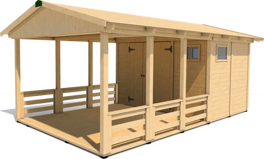 Herold A3355 B 3,27 x 5,39 m severský smrk od 67 790 Kč - Zbozi.cz