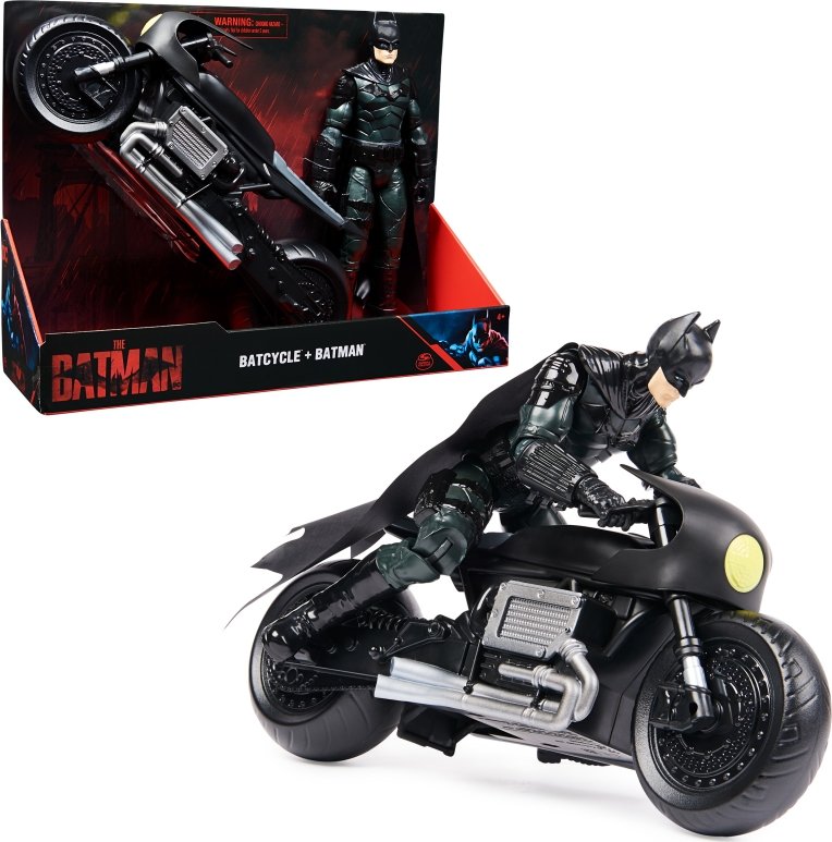 Spin Master DC Comics 6064712 Batman + Batcycle 30 cm - Zbozi.cz