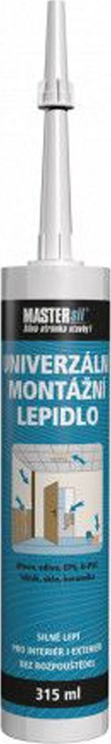 MASTERsil Univerzální montážní lepidlo bílé 315 ml od 79 Kč - Zbozi.cz
