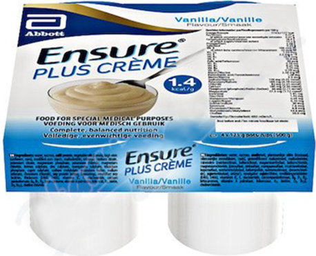 Abbott Ensure Plus Creme vanilková 4x 125 g - Zbozi.cz