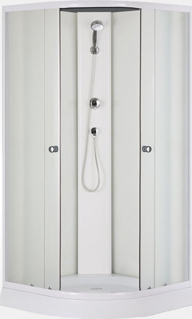 Sprchový box Oklahoma 90 x 90 cm bílý/matný - Zbozi.cz
