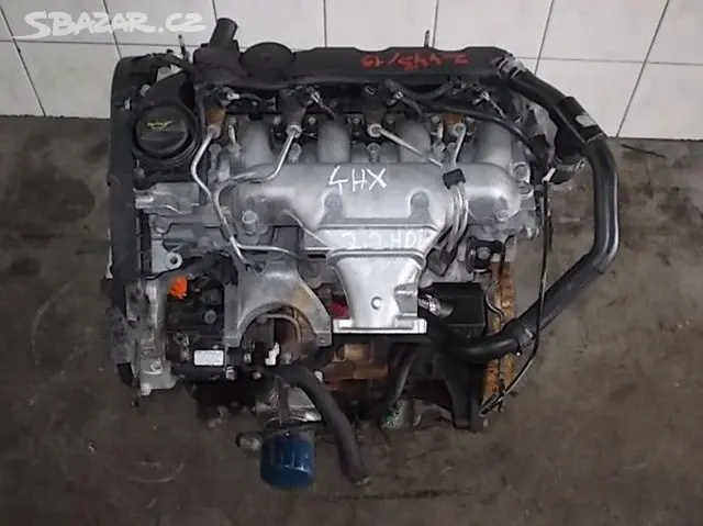 Rozbaleno MOTOR CITROEN, PEUGEOT, TYP 4HX, 2,2 HDI, 16V, 98 KW - Sbazar.cz